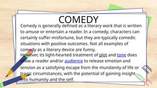 Types of Drama Play English Grade 10 lesson | PPTX