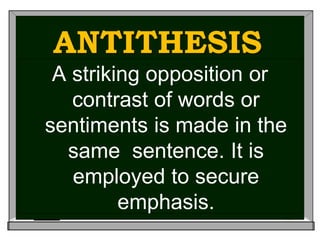 Antithesis Examples For Kids