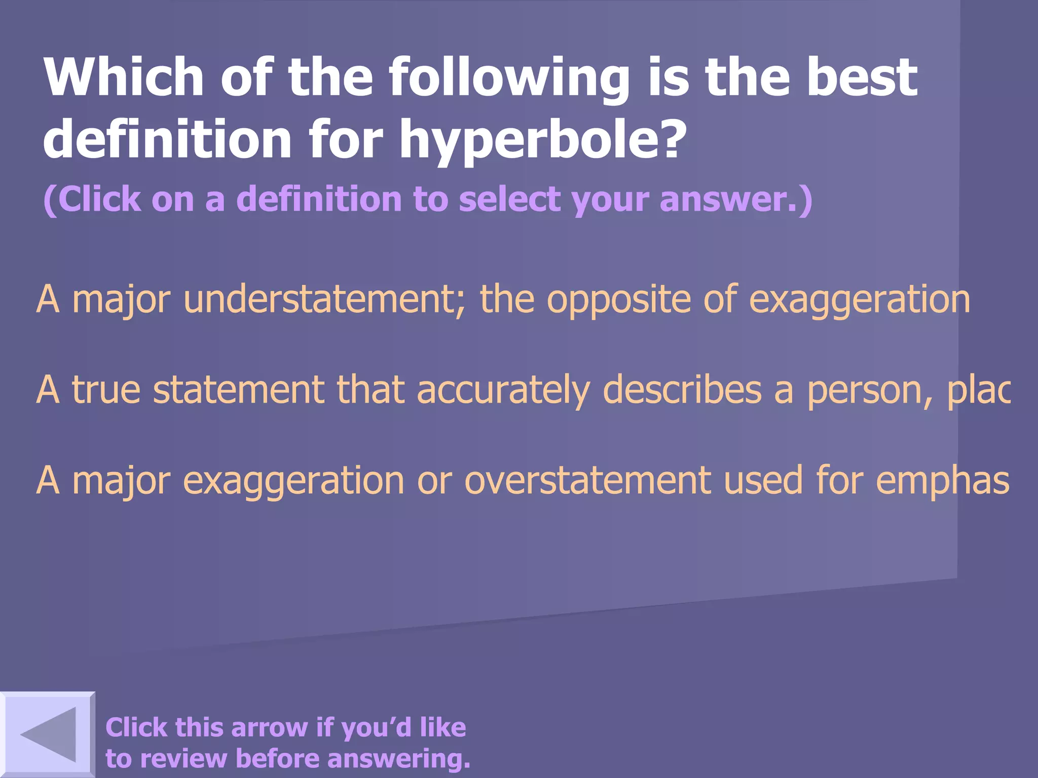 Figures of speech interactive presentation | PPT