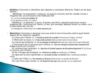 Les figures retòriques | PPT
