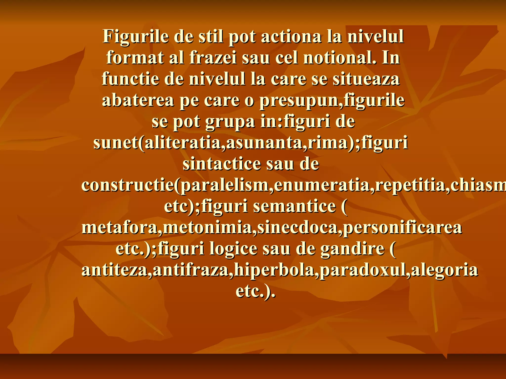 Figuri de stil | PPT