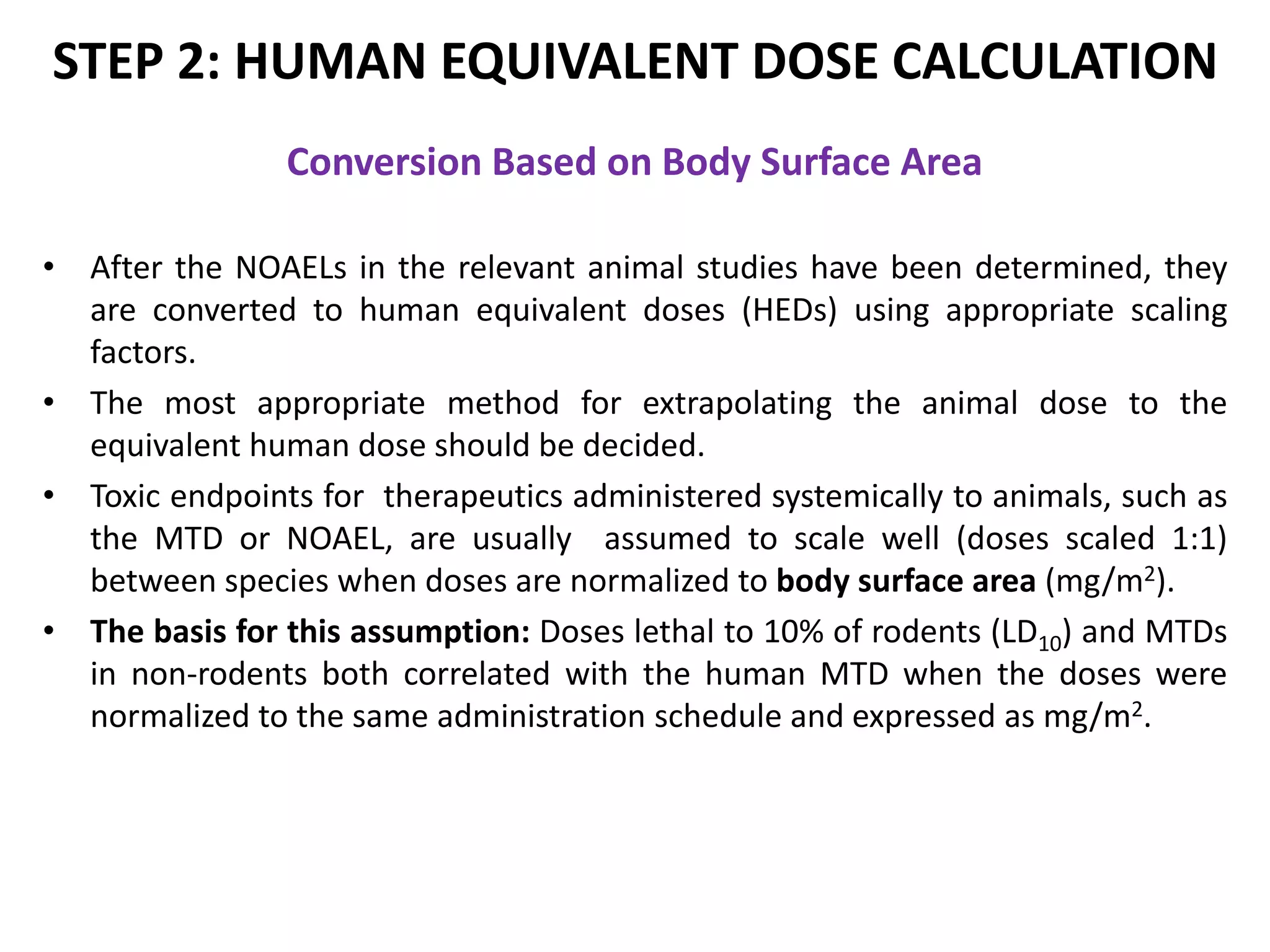 First in Human dose | PPTX