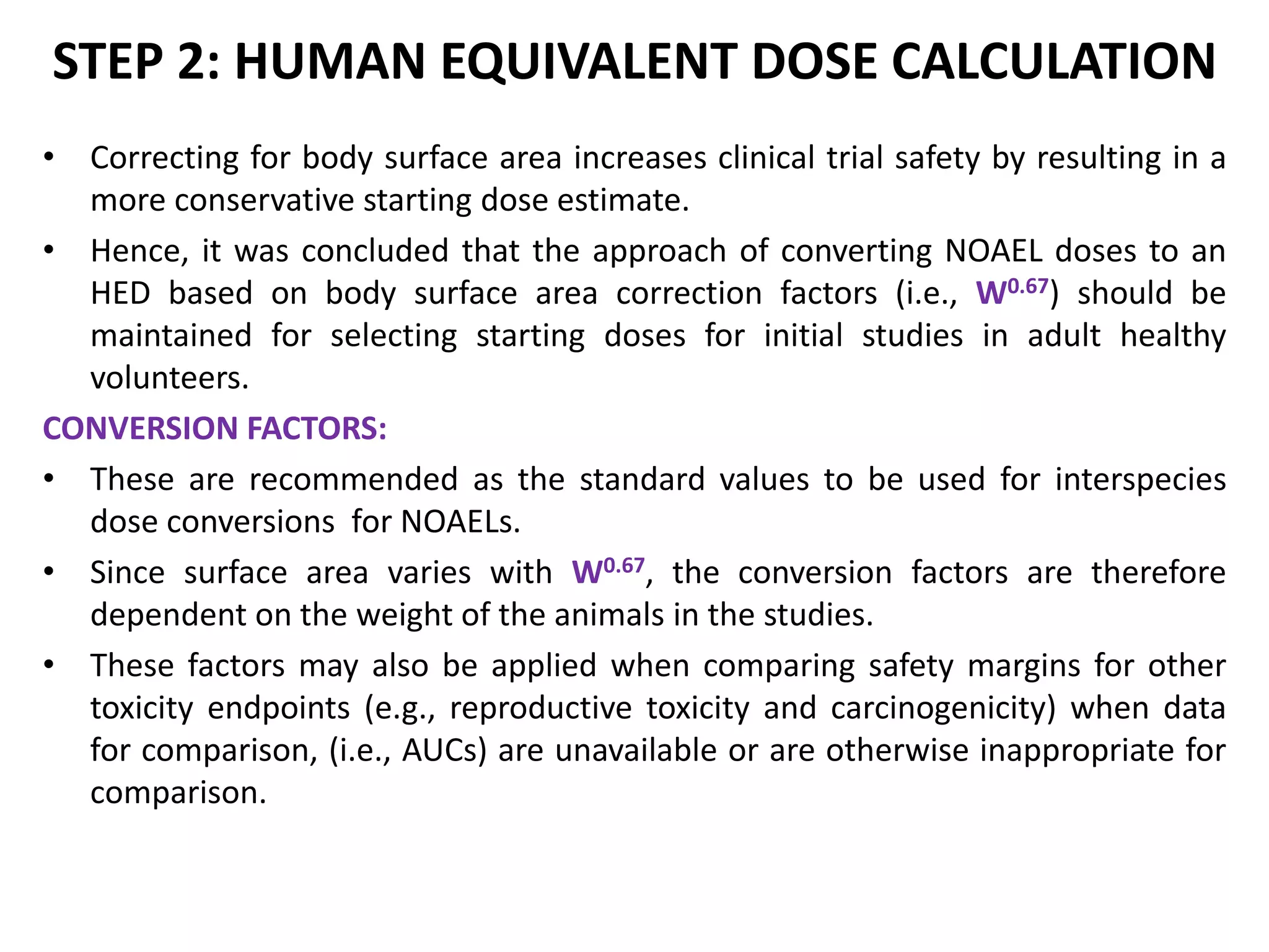 First in Human dose | PPTX
