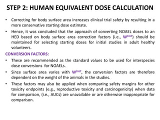First in Human dose | PPTX