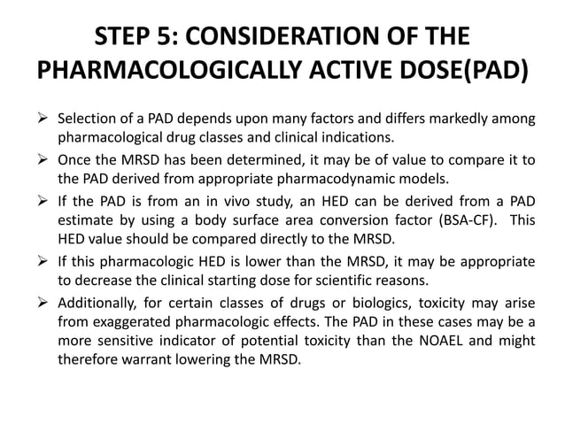 First in Human dose | PPTX | Chemistry | Science