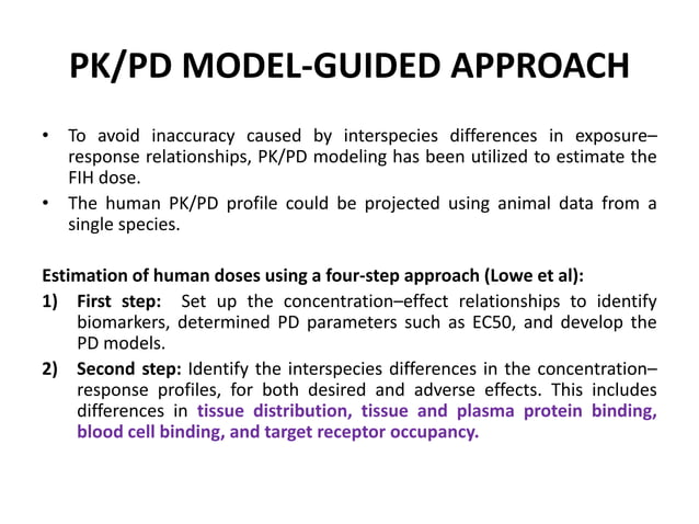 First in Human dose | PPTX | Chemistry | Science