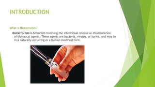 bio terrorism | PPTX