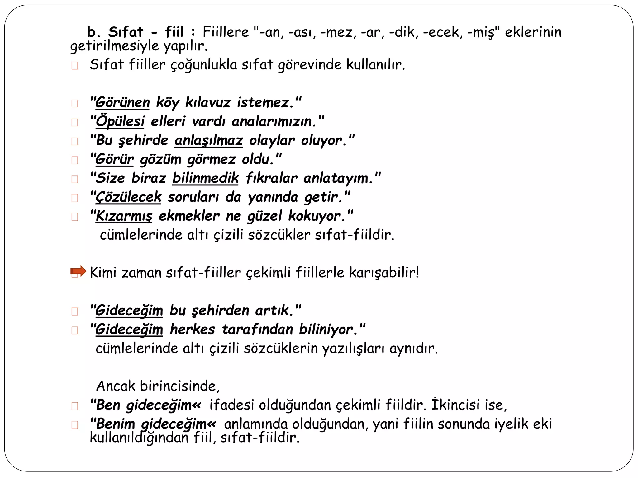 Fiil fiilimsi | PPTX