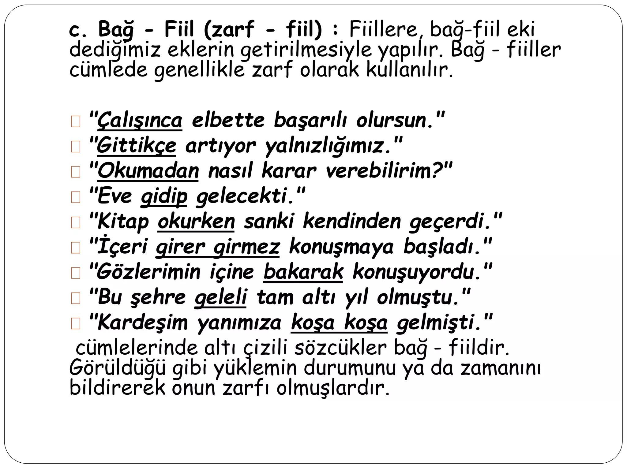 Fiil fiilimsi | PPTX