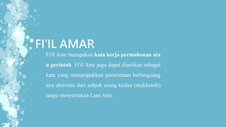 FI'IL AMR KELAS IX SEMESTER 2.pptx