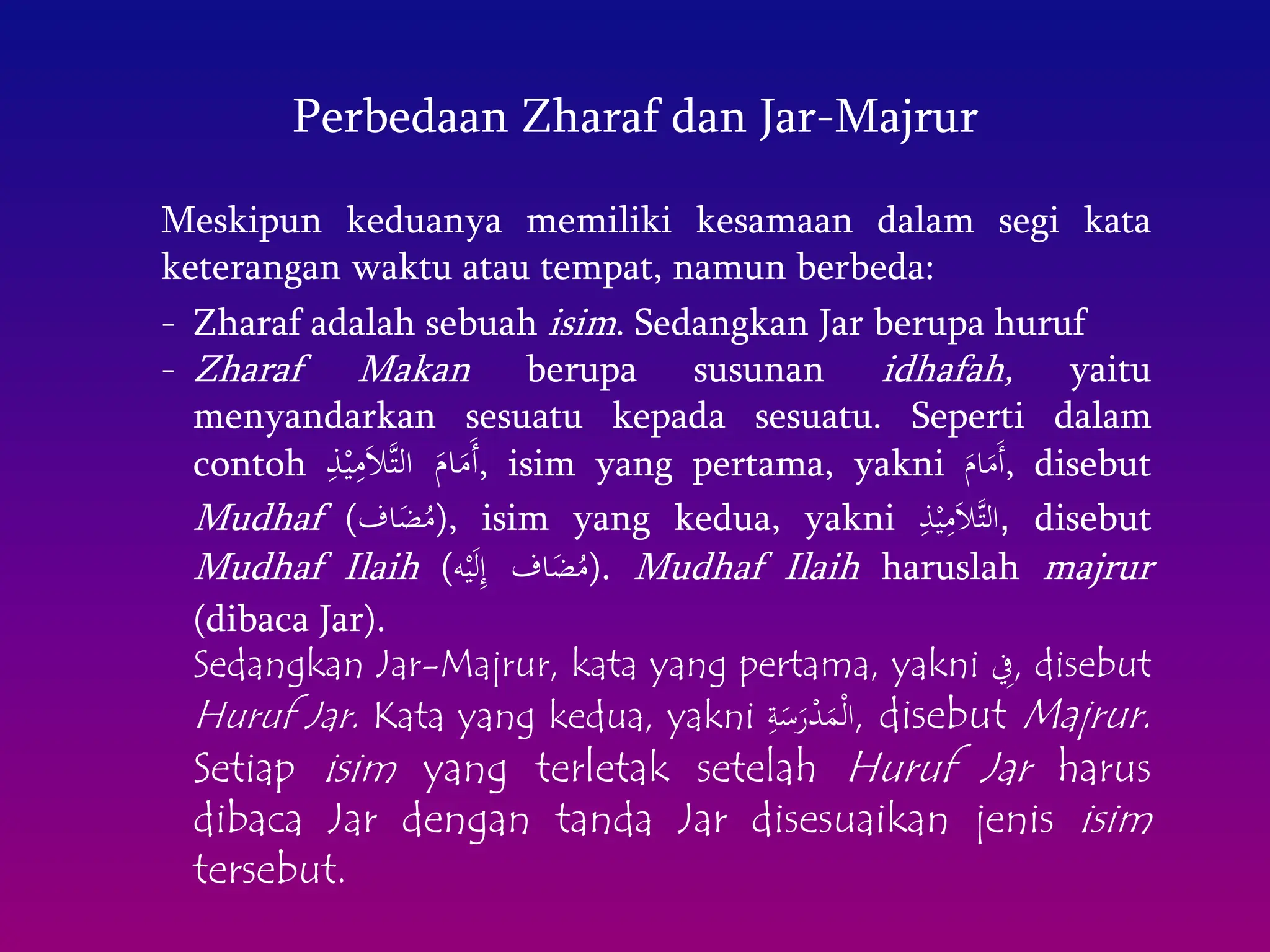 BAHASA ARAB Fi'il Fa'il Maf'ul Bih dan Zhorof.pdf