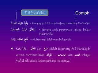BAHASA ARAB Fi'il Fa'il Maf'ul Bih dan Zhorof.pdf