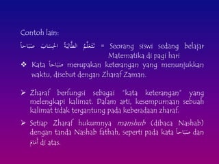 BAHASA ARAB Fi'il Fa'il Maf'ul Bih dan Zhorof.pdf