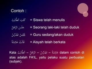 BAHASA ARAB Fi'il Fa'il Maf'ul Bih dan Zhorof.pdf
