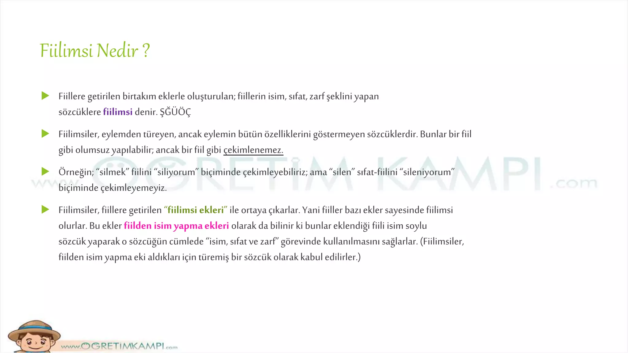 Fiilimsiler | PPTX
