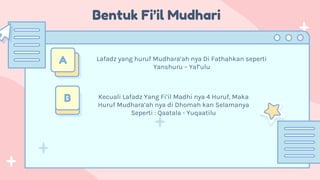 presentase fi'il mudhori bahasa arab ilmu nahwu | PPTX
