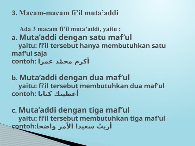 penjelasan fi'il muta'addi dan lazim.pptx