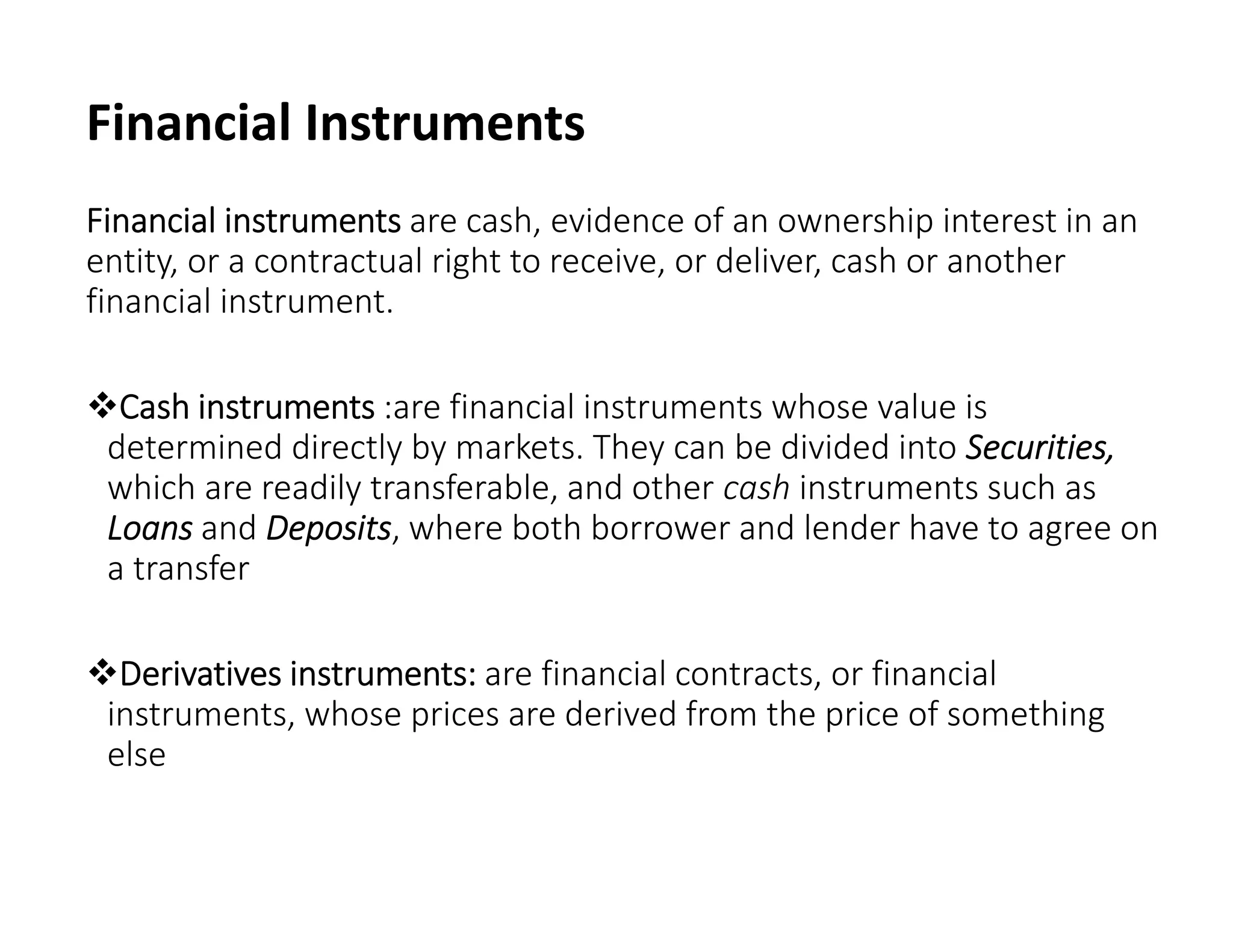 Financial Institutions, Instruments and Markets. | PDF