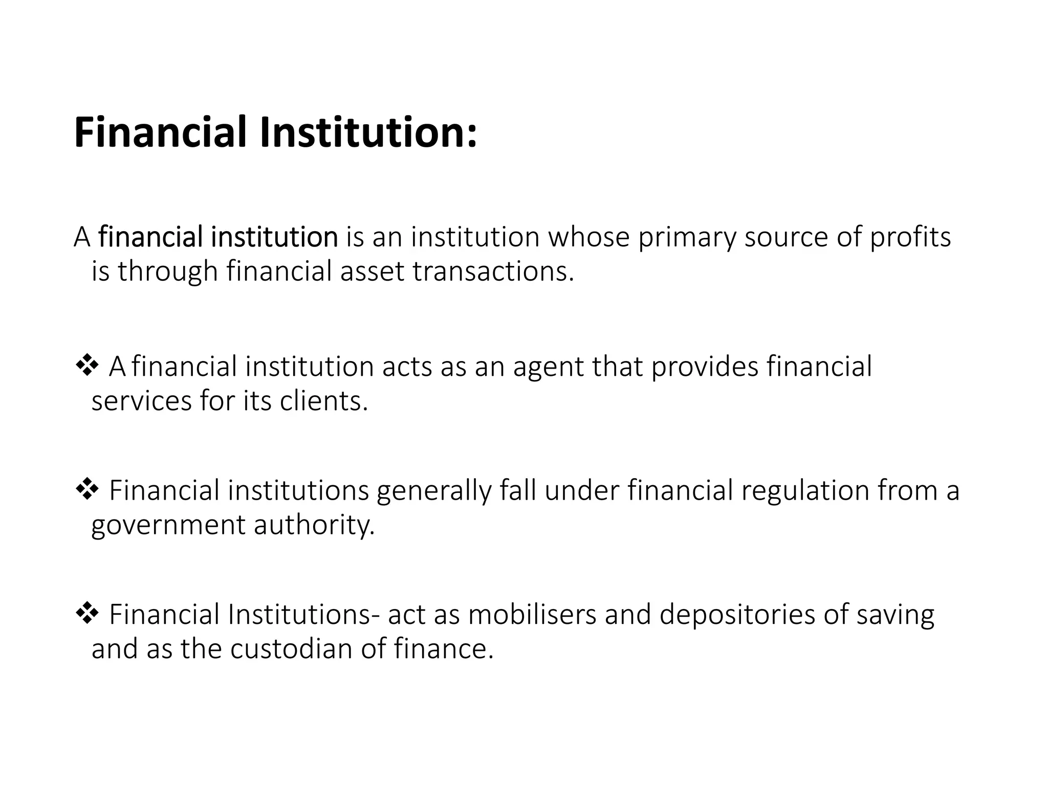 Financial Institutions, Instruments and Markets. | PDF