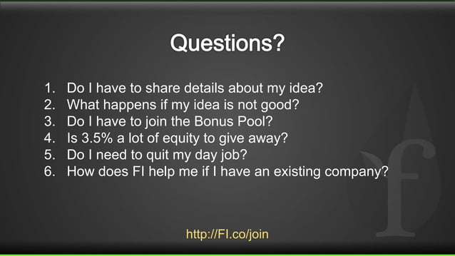 Founder Institute Introduction | PPT