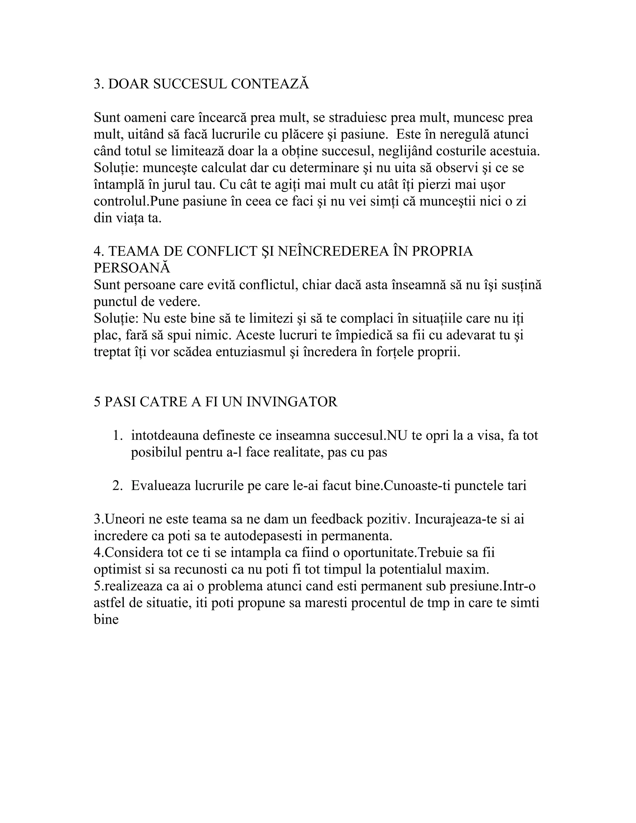 Fii Un Invingator | DOC