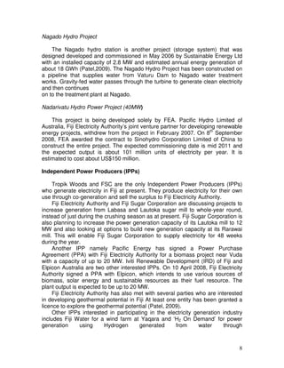 Fiji’s Energy Scenario-2009 | PDF | Power and Energy Industry | Industries