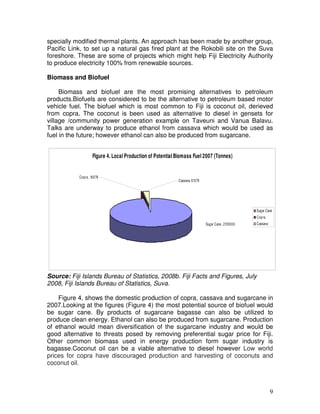 Fiji’s Energy Scenario-2009 | PDF | Power and Energy Industry | Industries