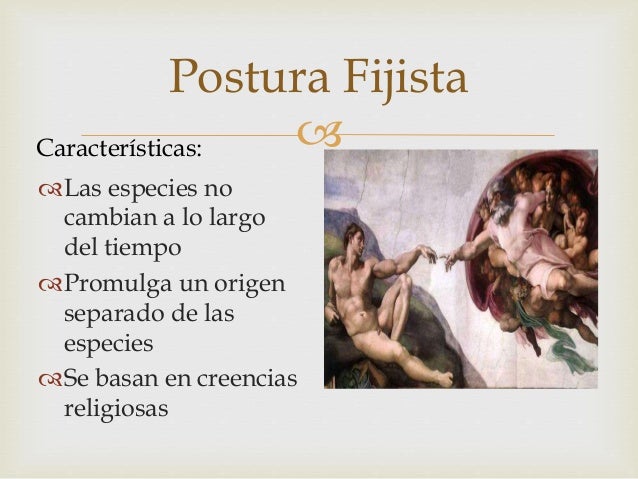 Fijismo y lamarkismo