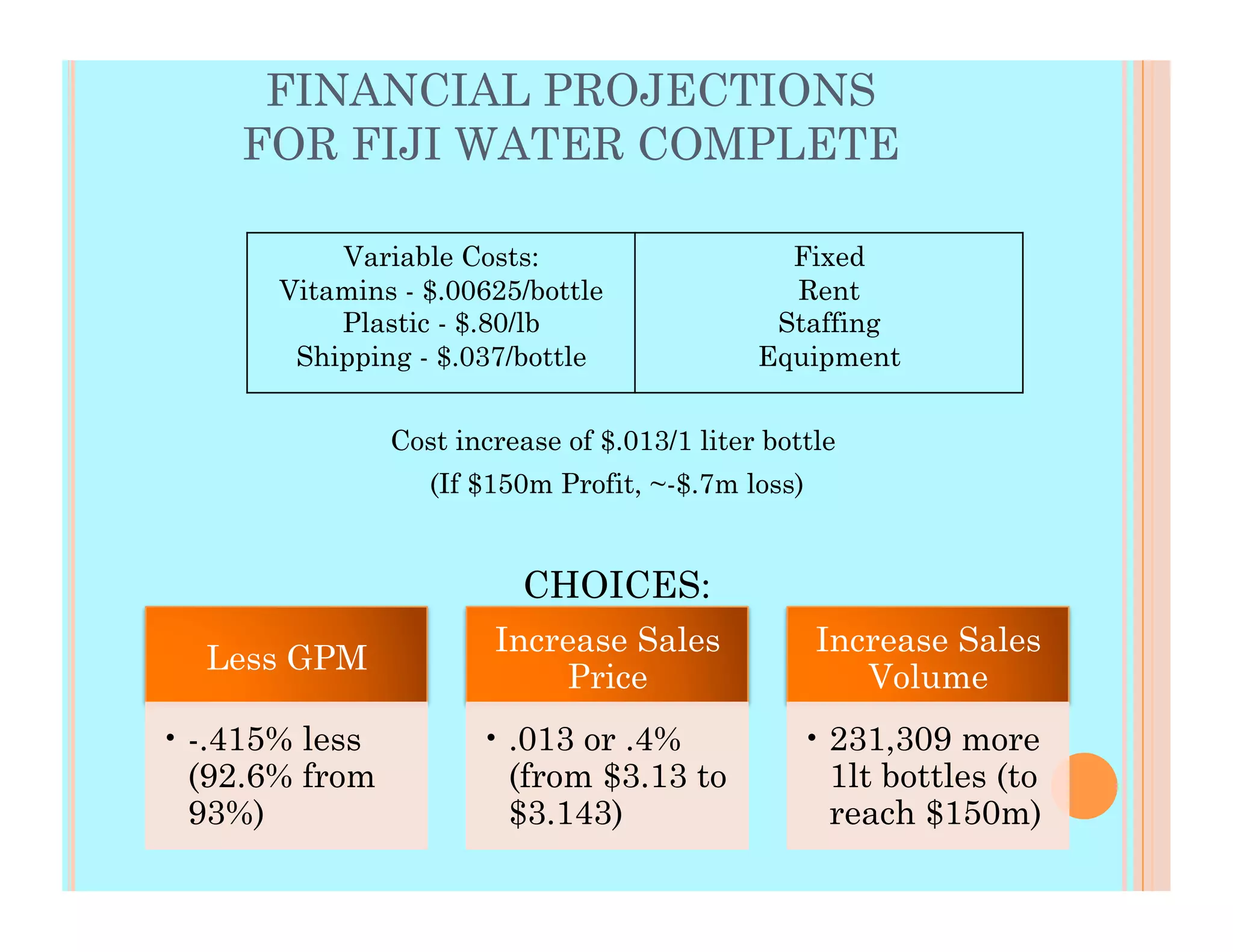 Fiji Water Strategic Plan | PDF