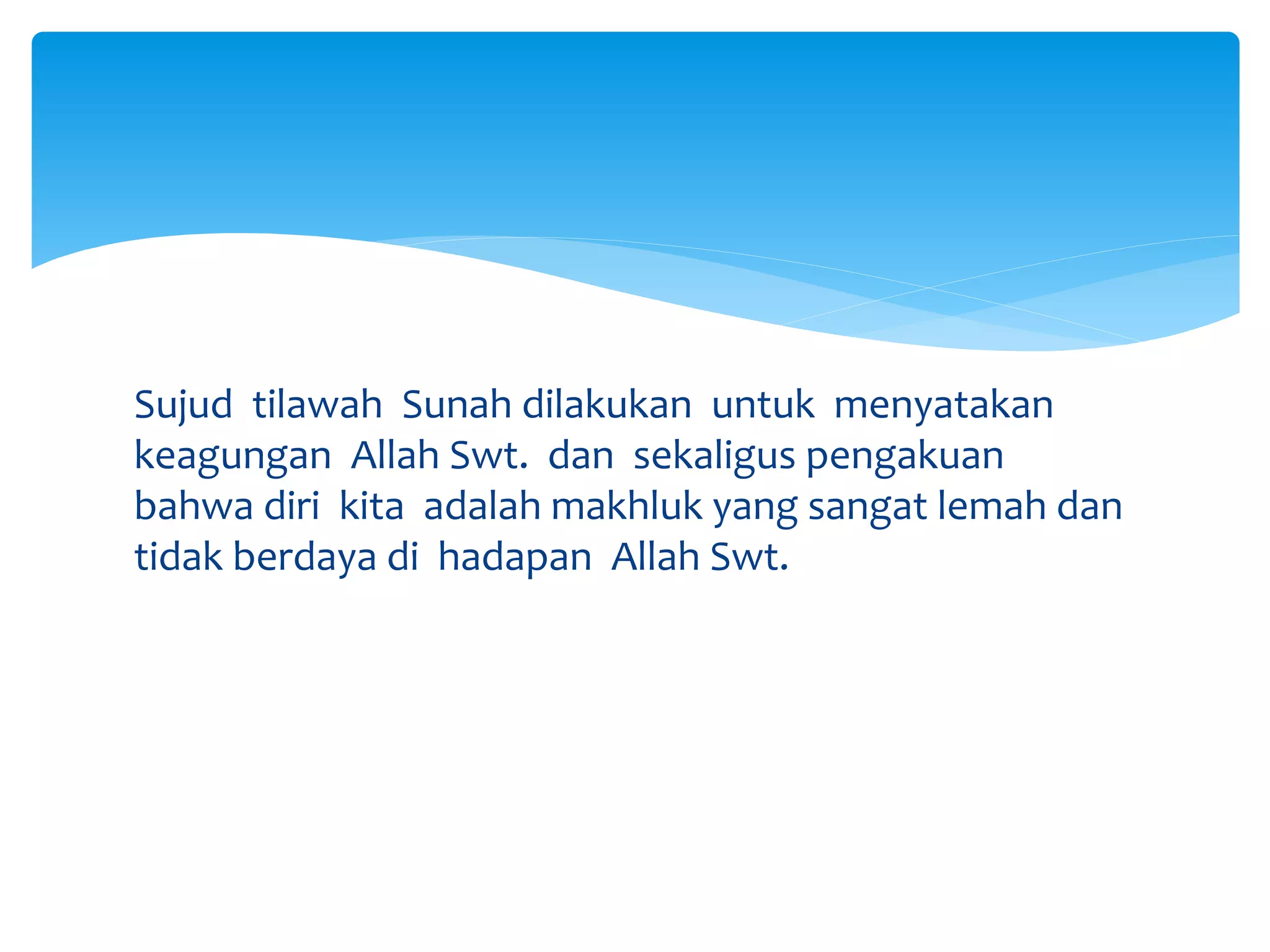 Fikih 1 Kelas 8 MTs Sujud Sahwi, Sujud Syukur dan Sujud Tilawah | PPTX