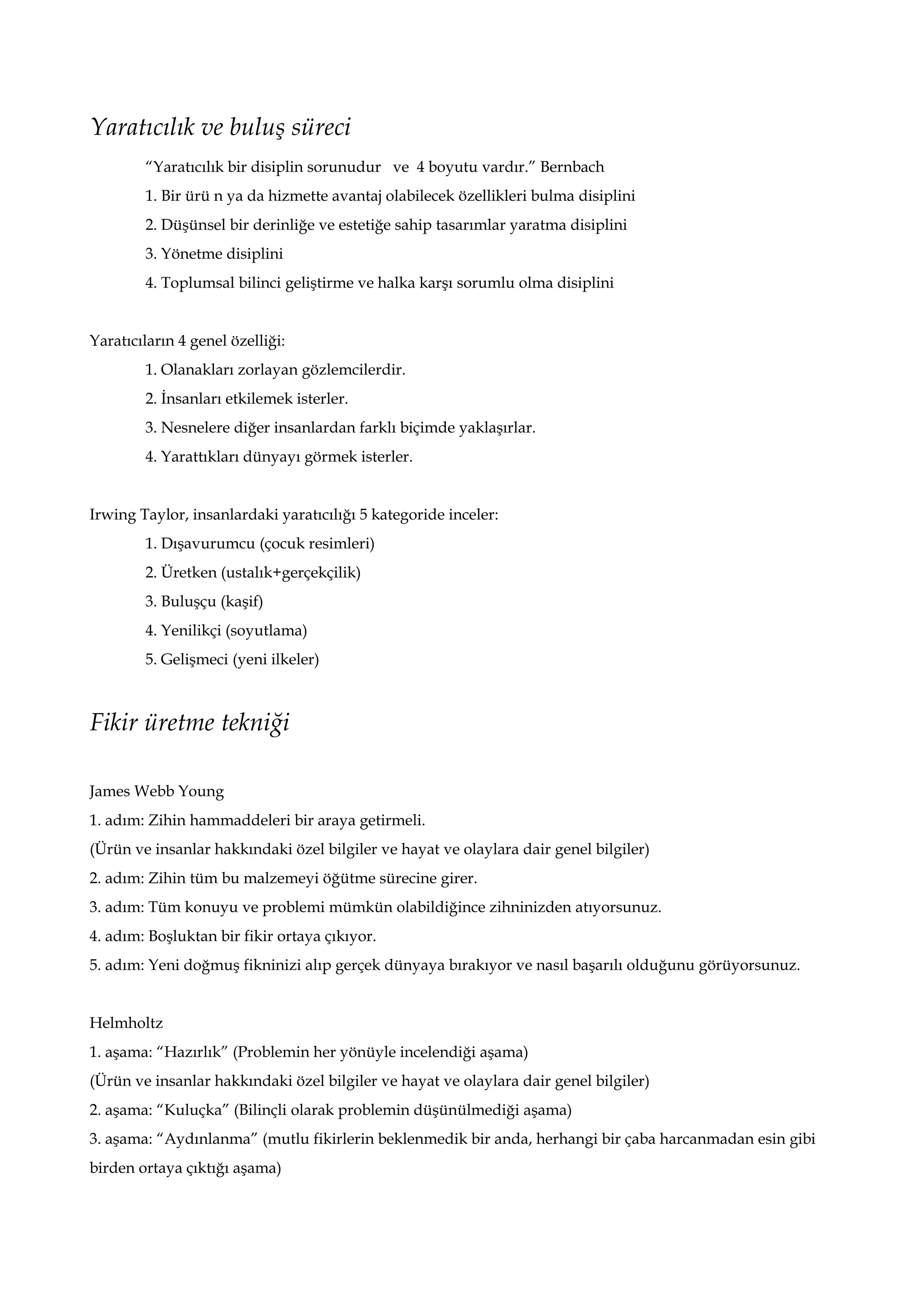 Fikir Nasil Bulunur | DOC