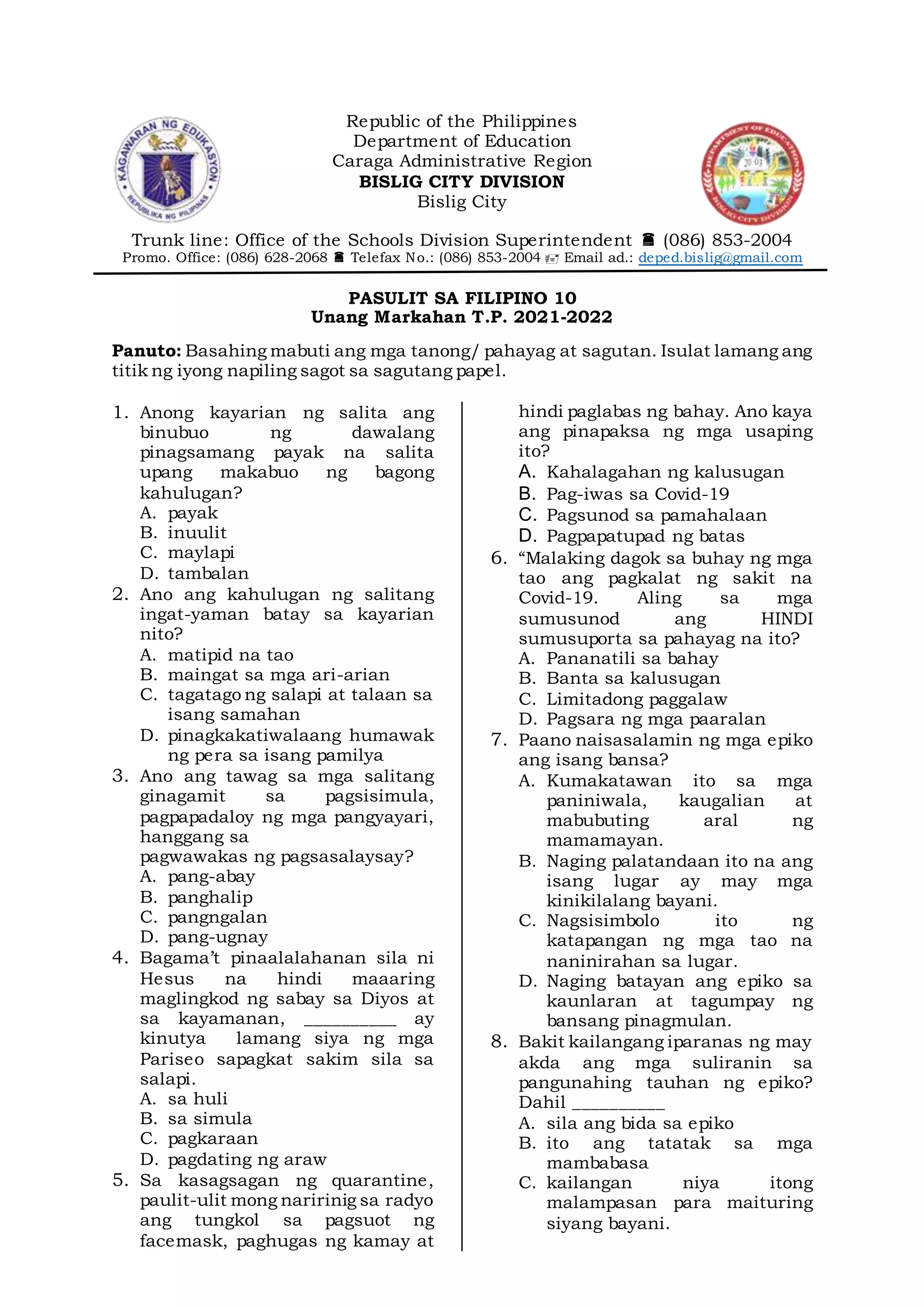 Fil 10-tq-q1-q2 | DOCX