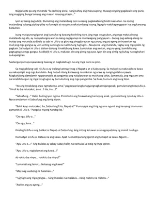 Isang Matandang Kuba Sa Gabi Ng Canao | DOCX