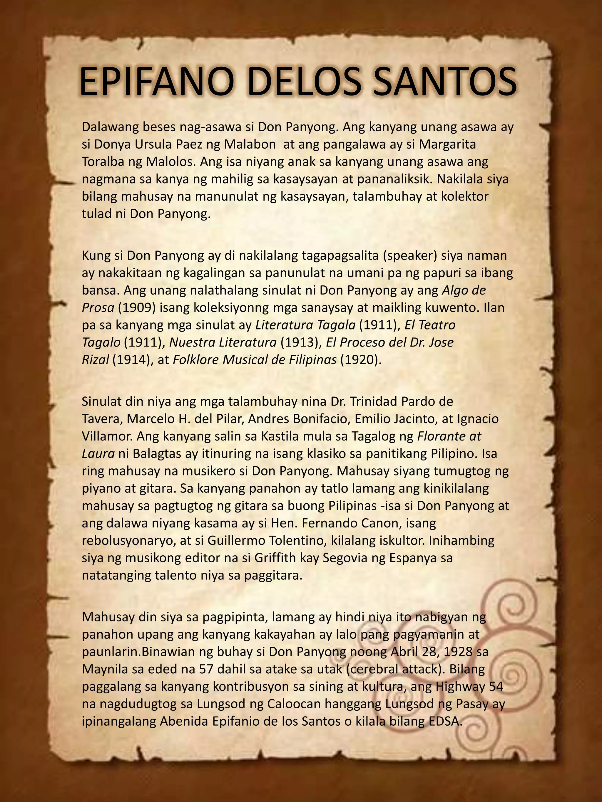 Mga bantog na manunulat | PPTX