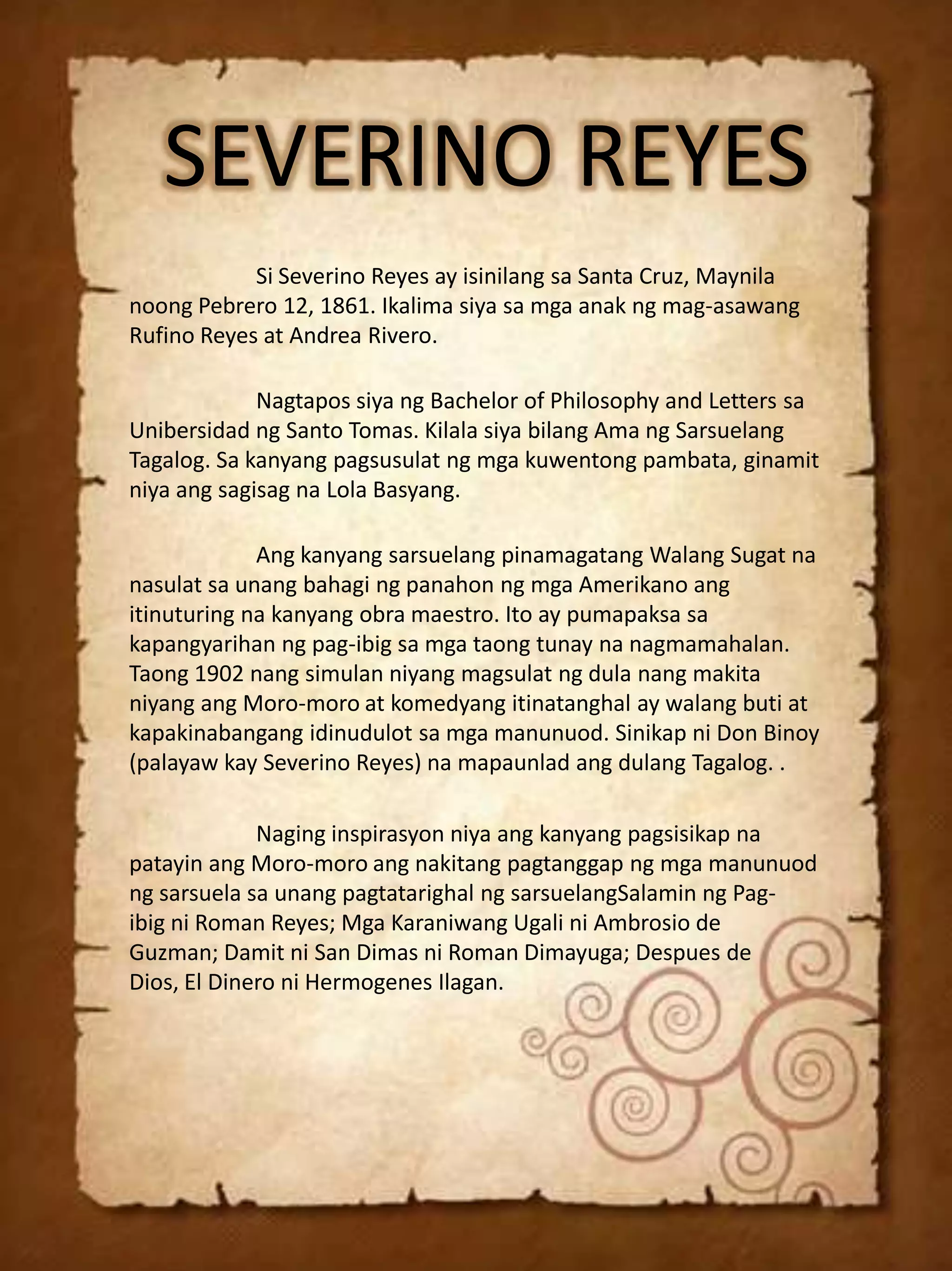 Mga bantog na manunulat | PPTX