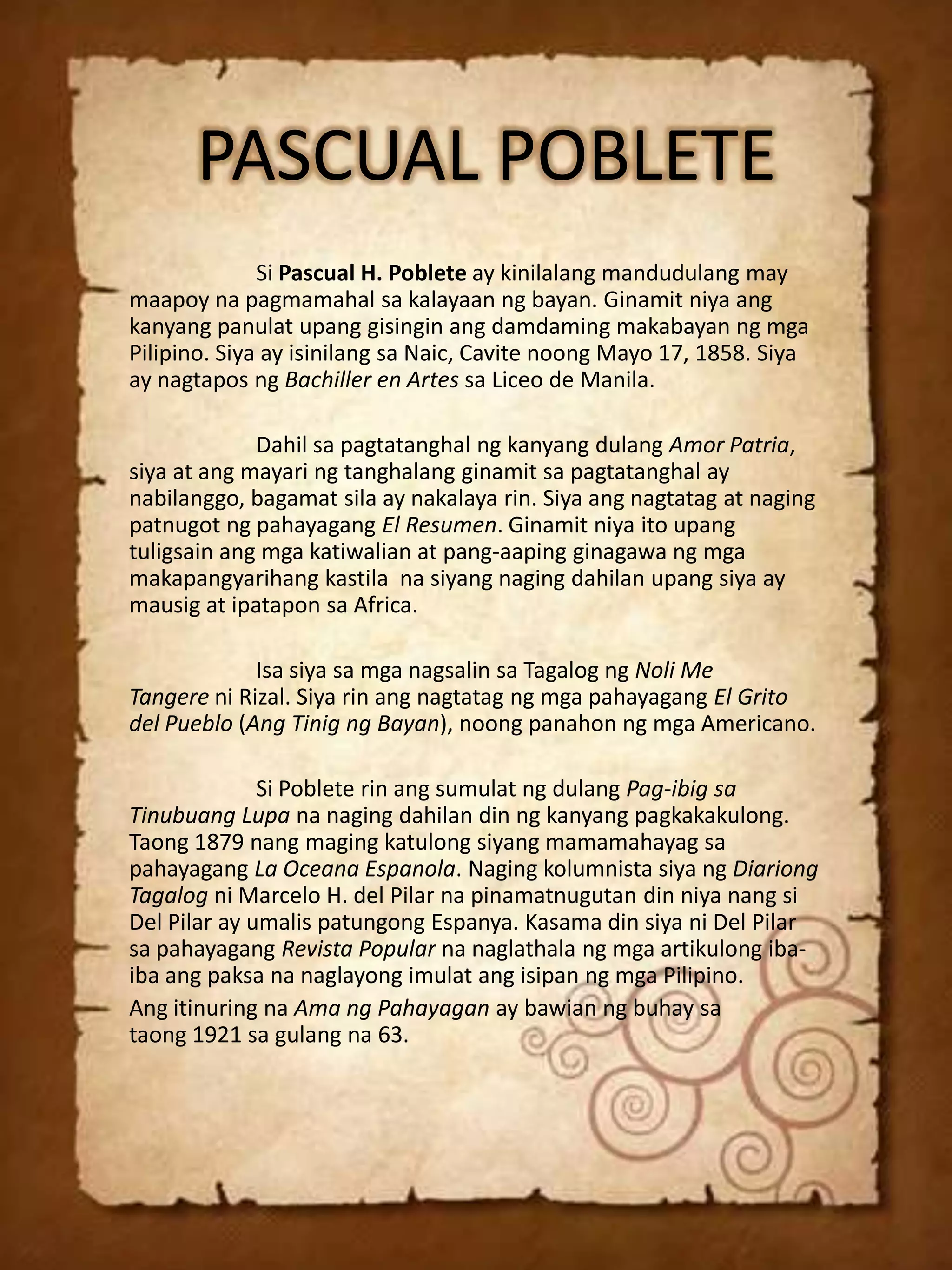 Mga bantog na manunulat | PPTX