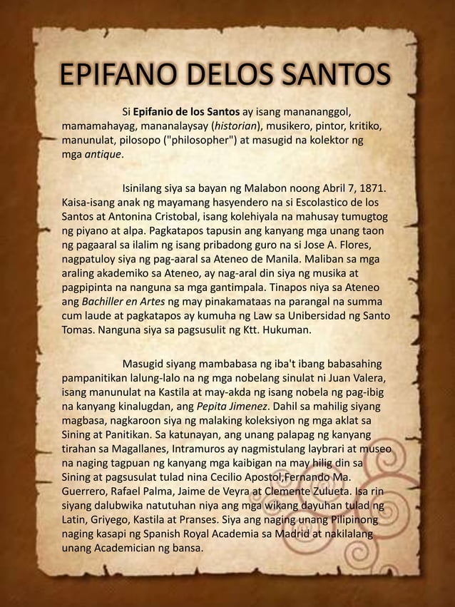 Mga bantog na manunulat | PPTX