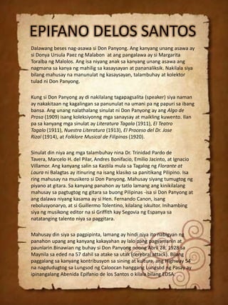 Mga bantog na manunulat | PPTX