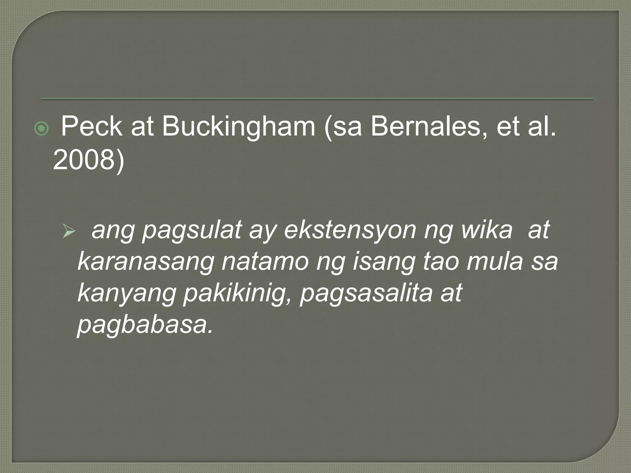 Mga Batayang Kaalaman sa Pagsusulat | PPTX