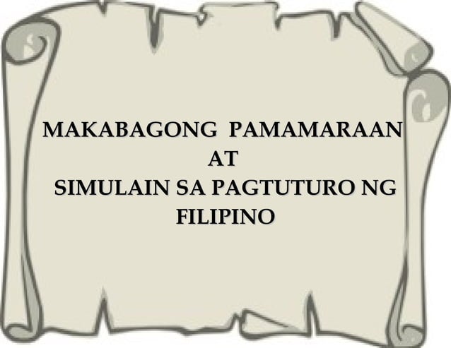 PABUOD NA PAMAMARAAN NG PAGTUTURO (INDUCTIVE METHOD) | PPT