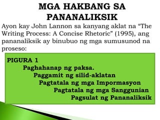 Thesis sa Filipino | PPTX