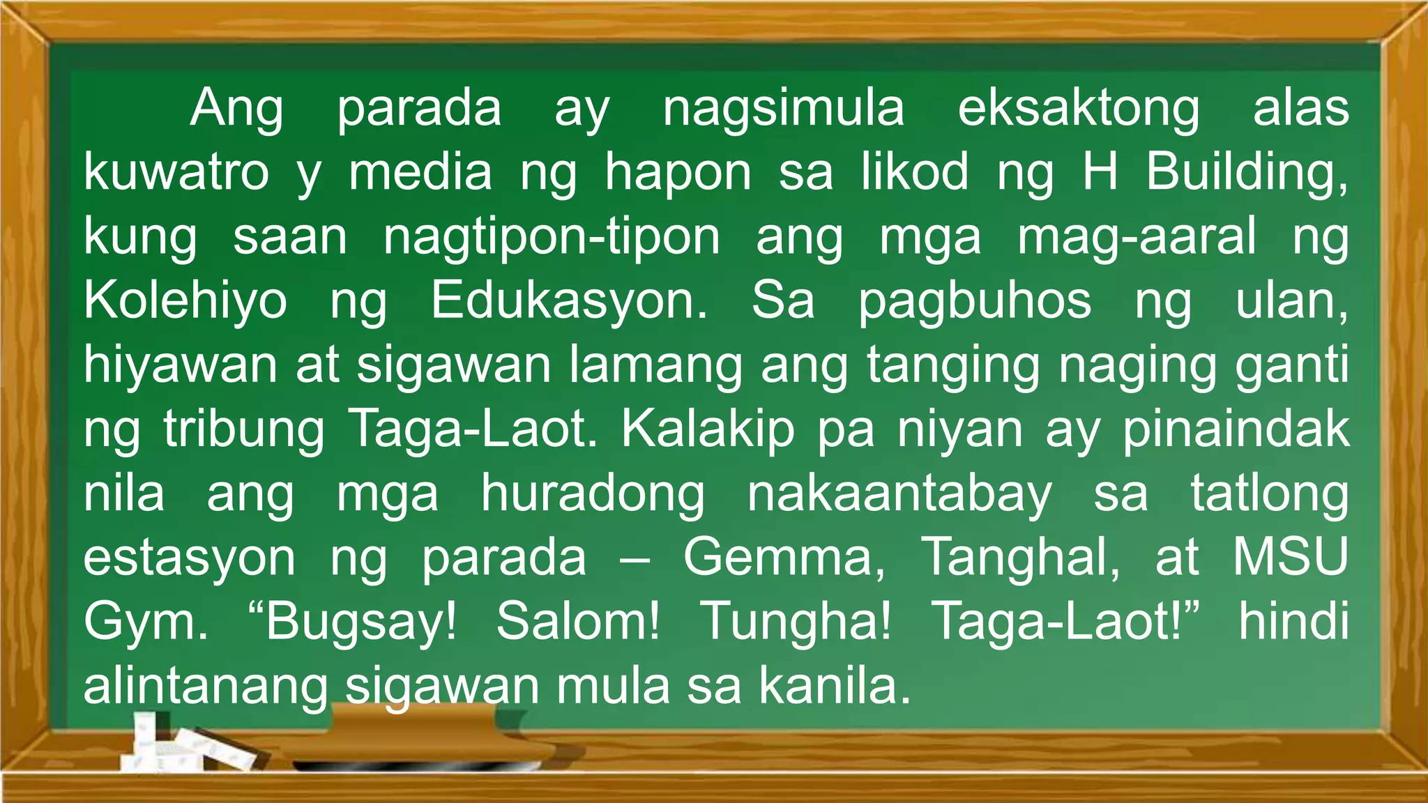 Ekspositori o Paglalahad | PPTX