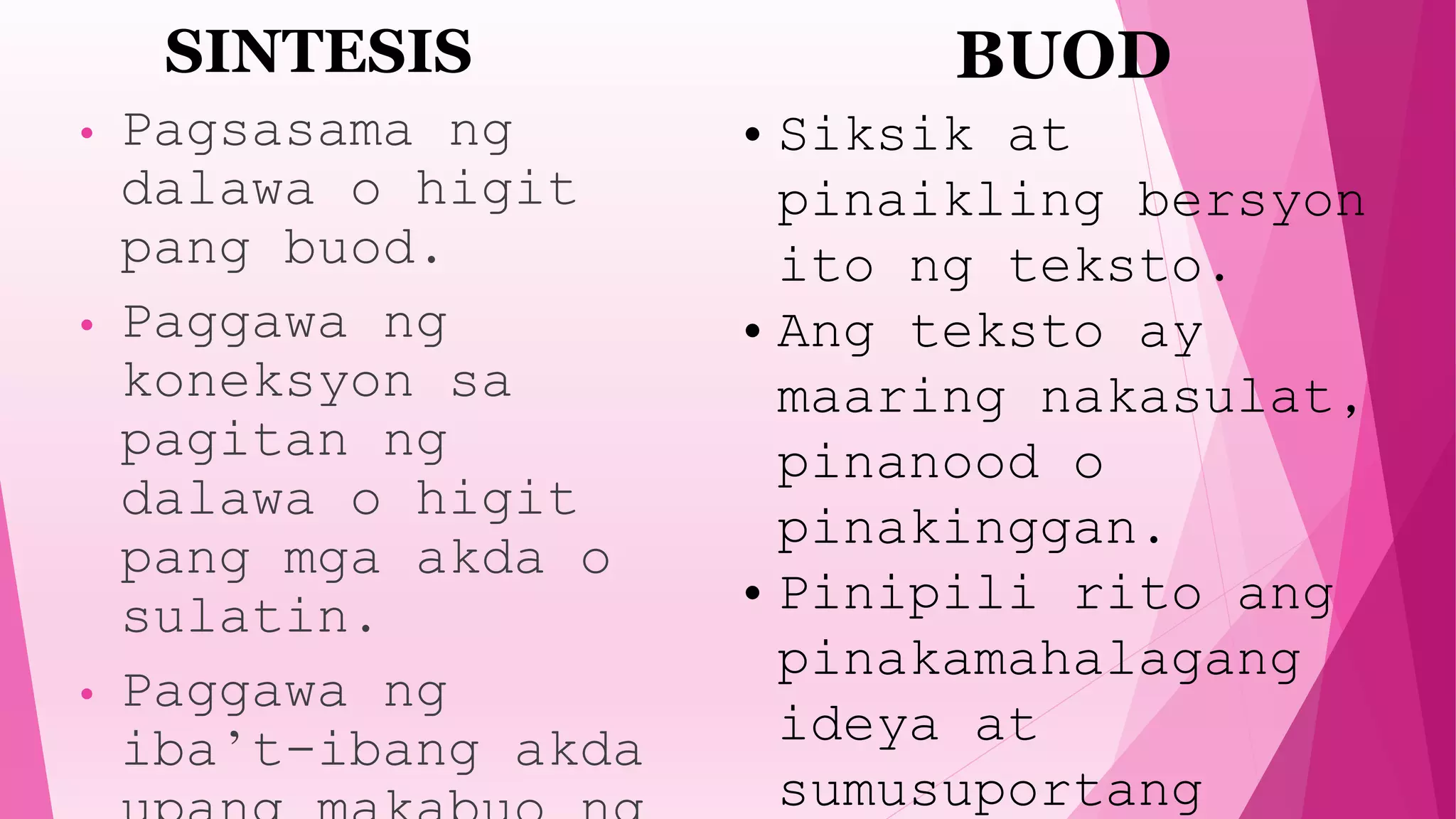 Buod | PPTX