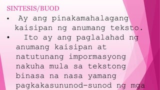 Buod | PPTX