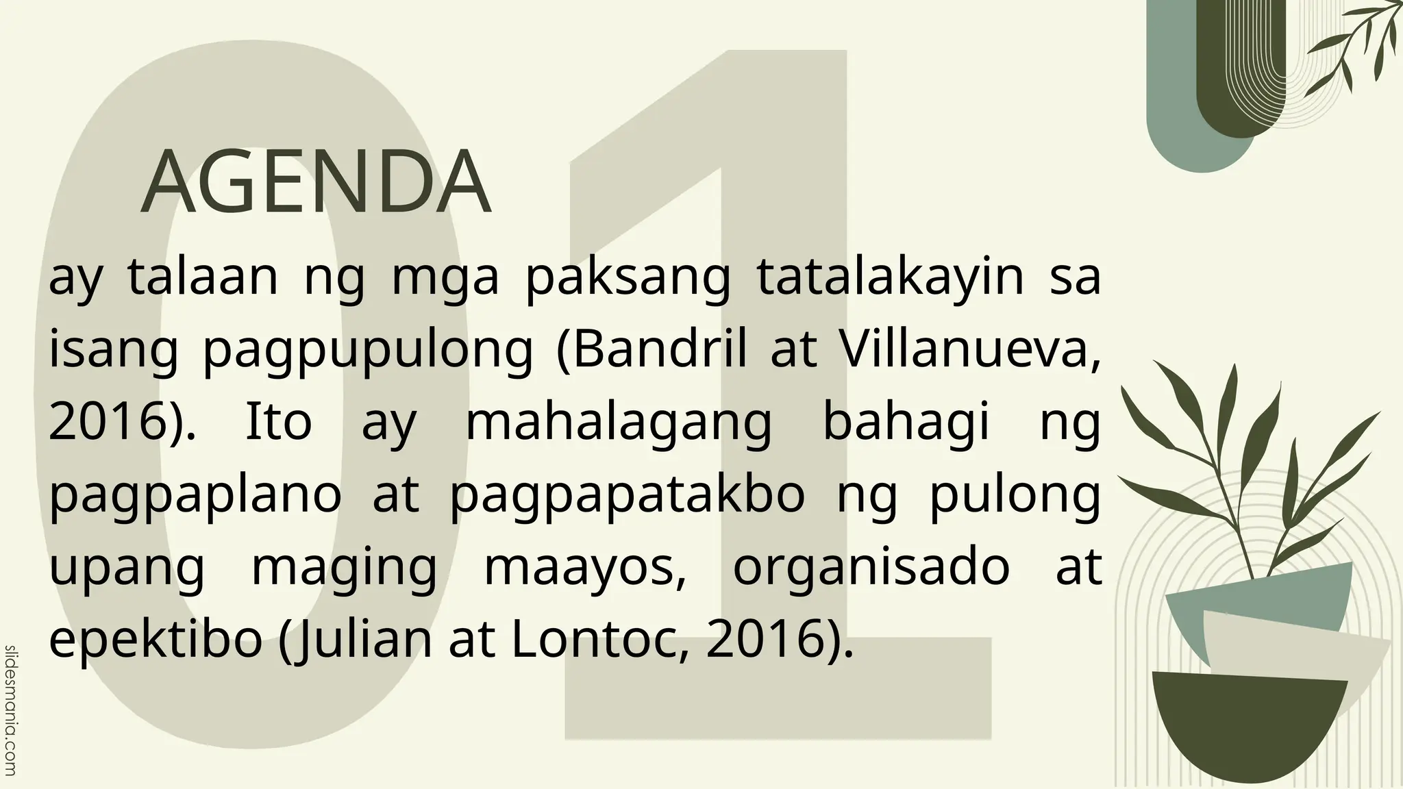 PAGTUKOY SA MAHAHALAGANG IMPORMASYON SA ISANG PULONG UPANG MAKABUO NG ...