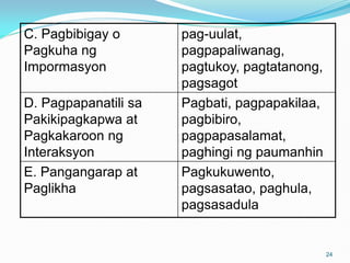 FIL-5-REPORTER-1.kasanayan sa pagbabasa Mk | PPT
