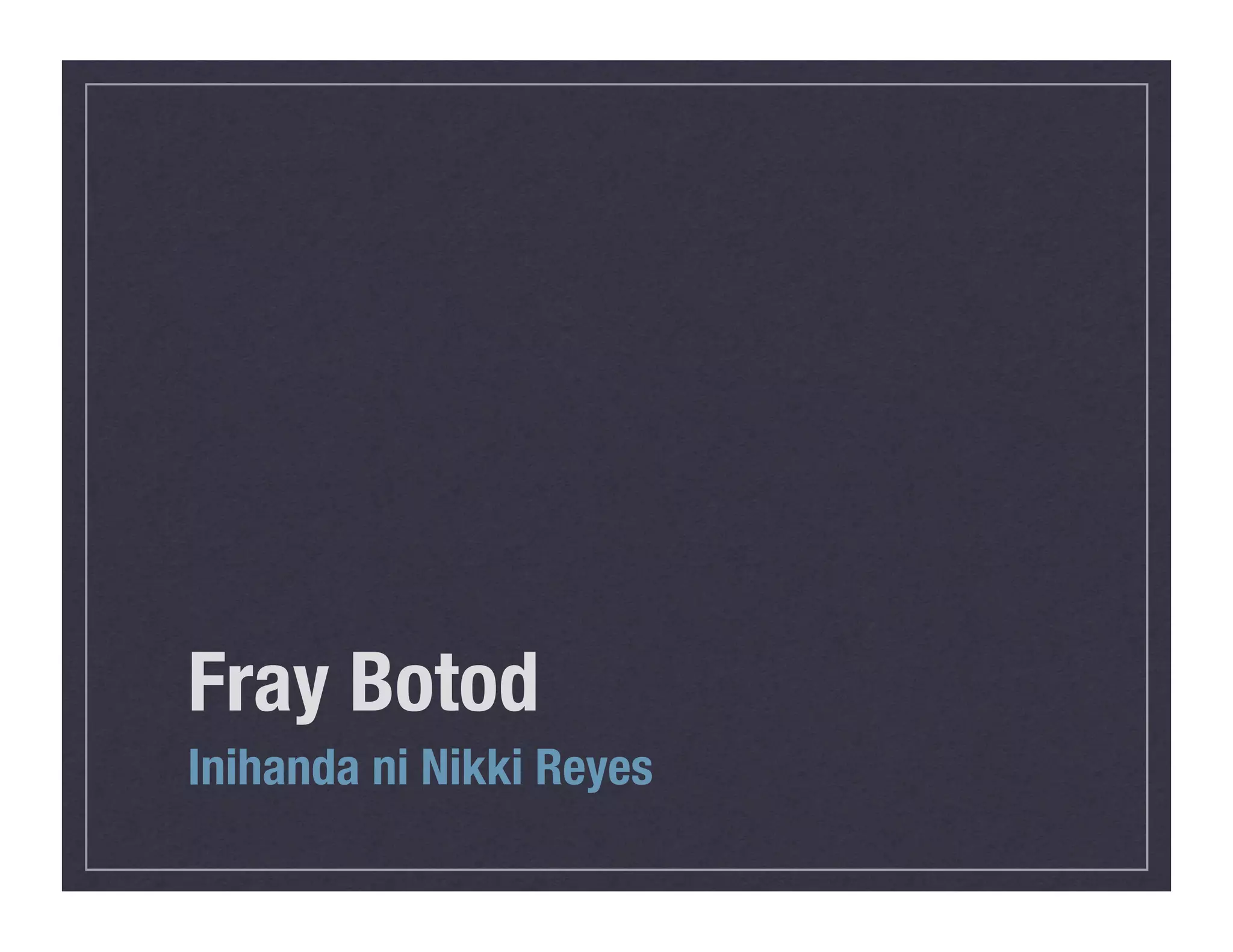 Fil fray botod | PDF