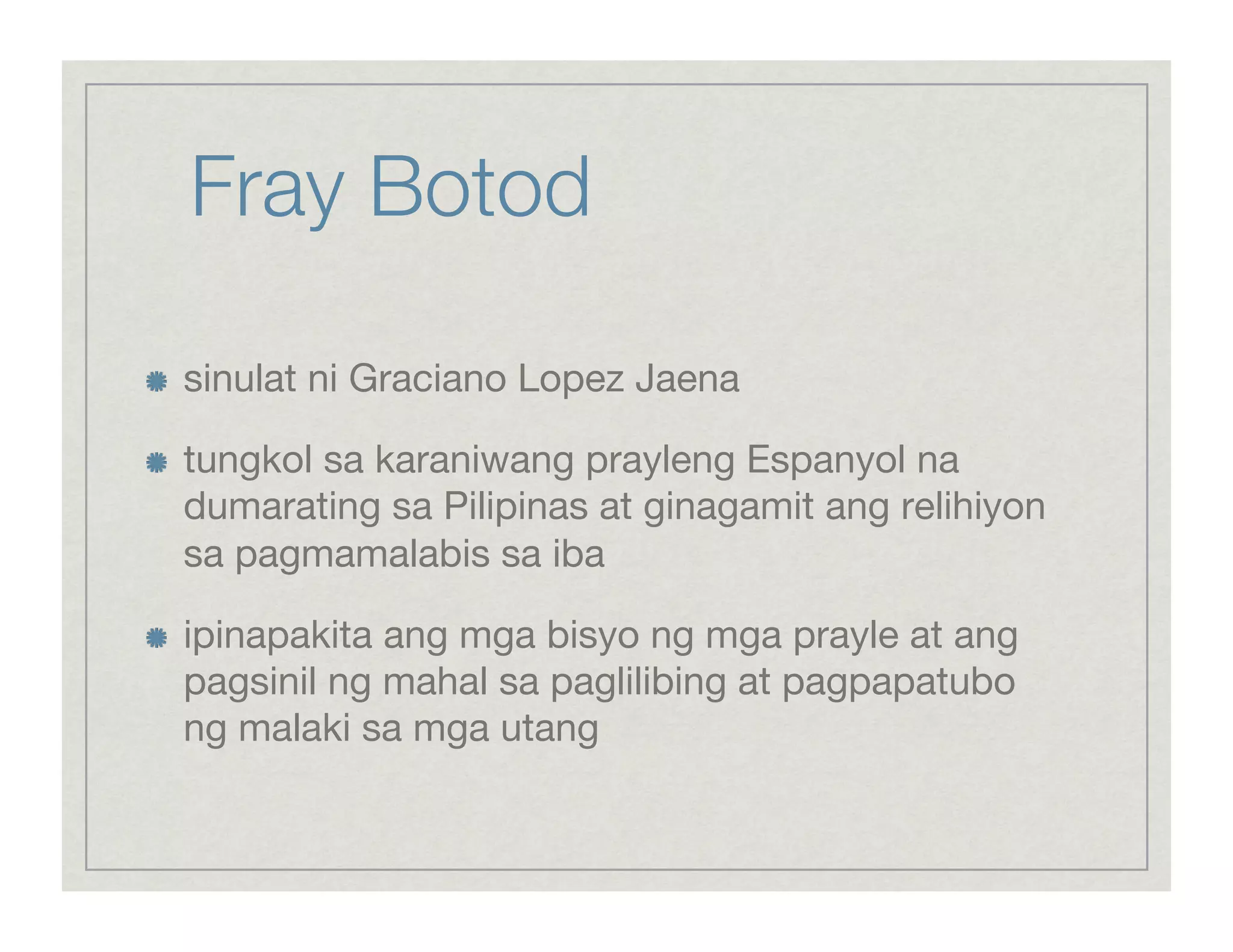 Fil fray botod | PDF