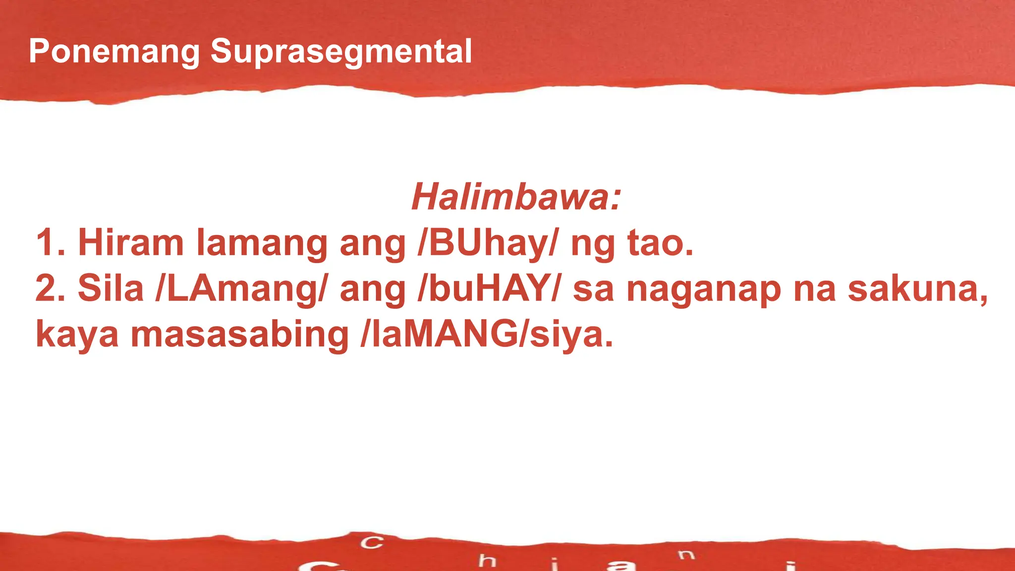 Ponemang Suprasegmental | PPTX