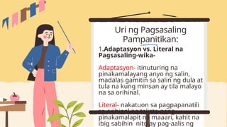 Fil 07-Pagsasaling Pampanitikan at Teknikal-KRISTINE PARILLA.pptx